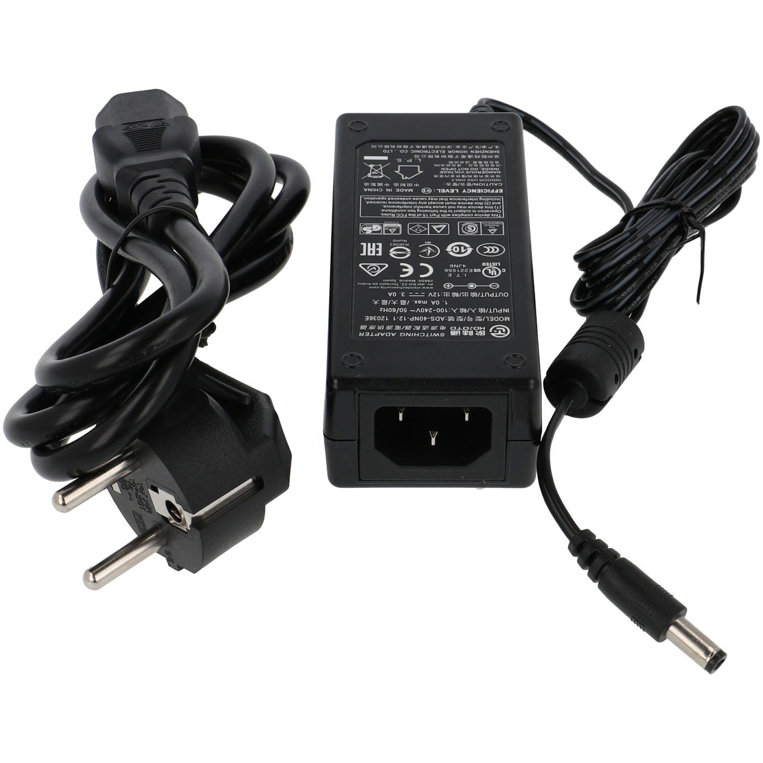 Fuente de alimentación dc 12v 3a